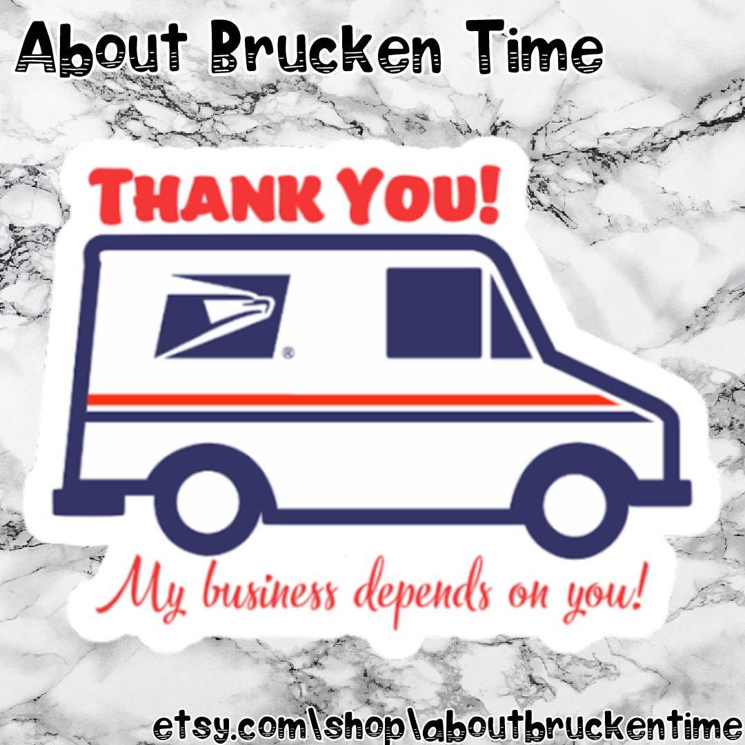 USPS Mail Carrier Paper Shipping Stickers - Etsy