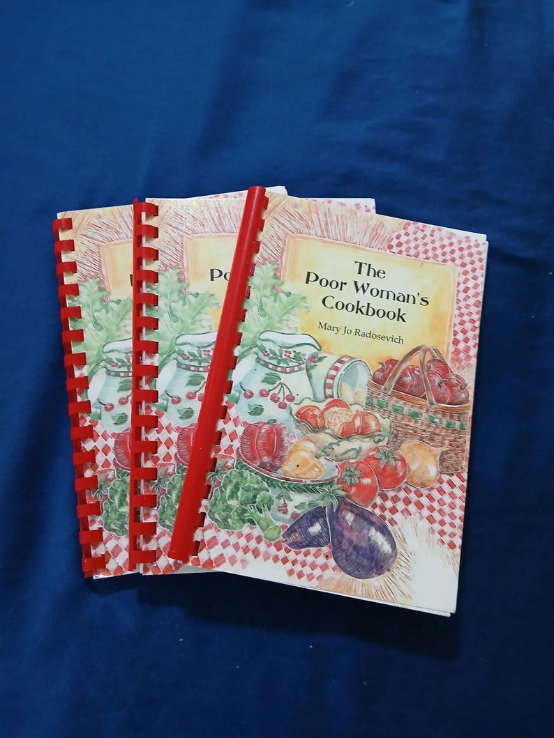 The Poor Woman's Cookbook - Etsy