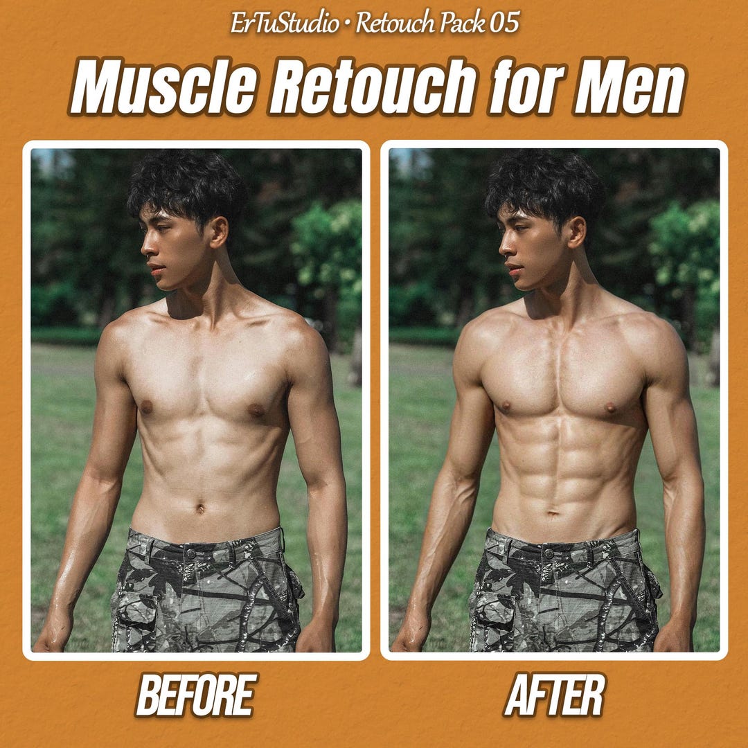 Muscle Enhancement Photo Editing Service: Body Sculpting, Contouring - Etsy