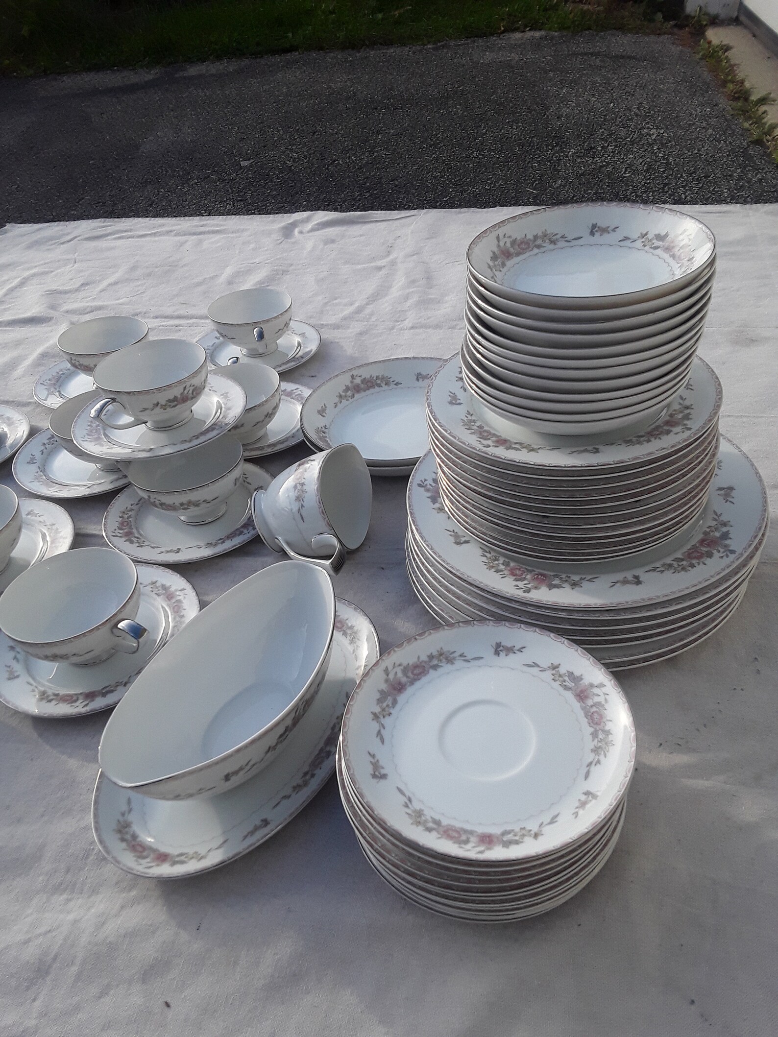 Vintage Mikasa Fine China Jyoto Mikado Dinnerware Set, 66 Pieces - Etsy