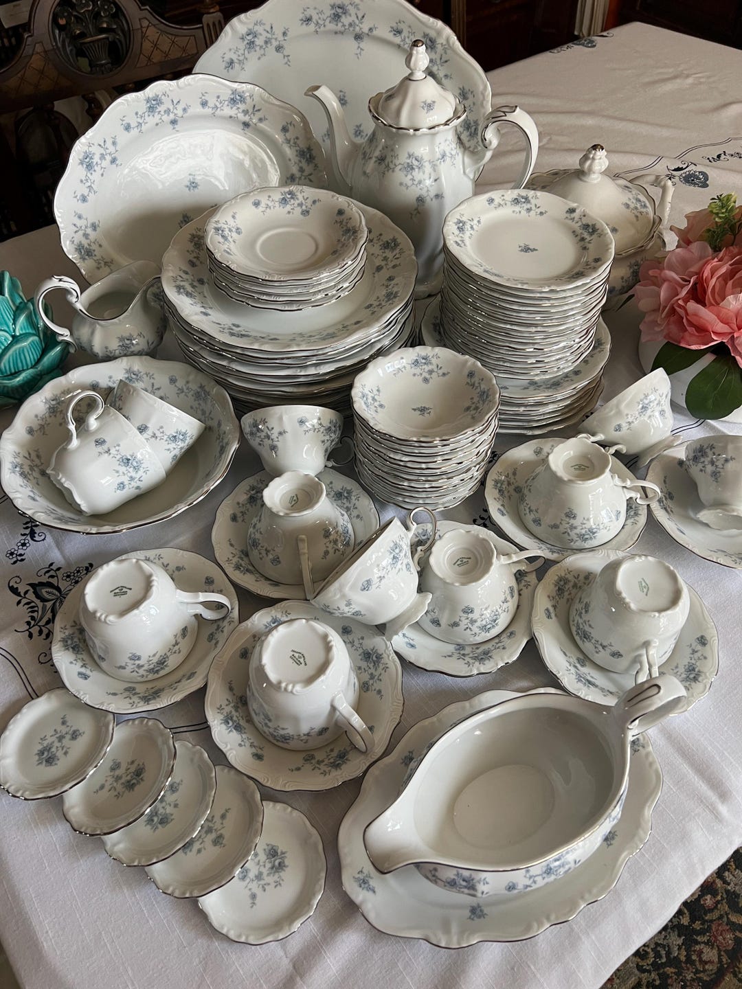 A FABULOUS Rare 82 Pcs Vintage Johann Haviland Bavaria Germany ...