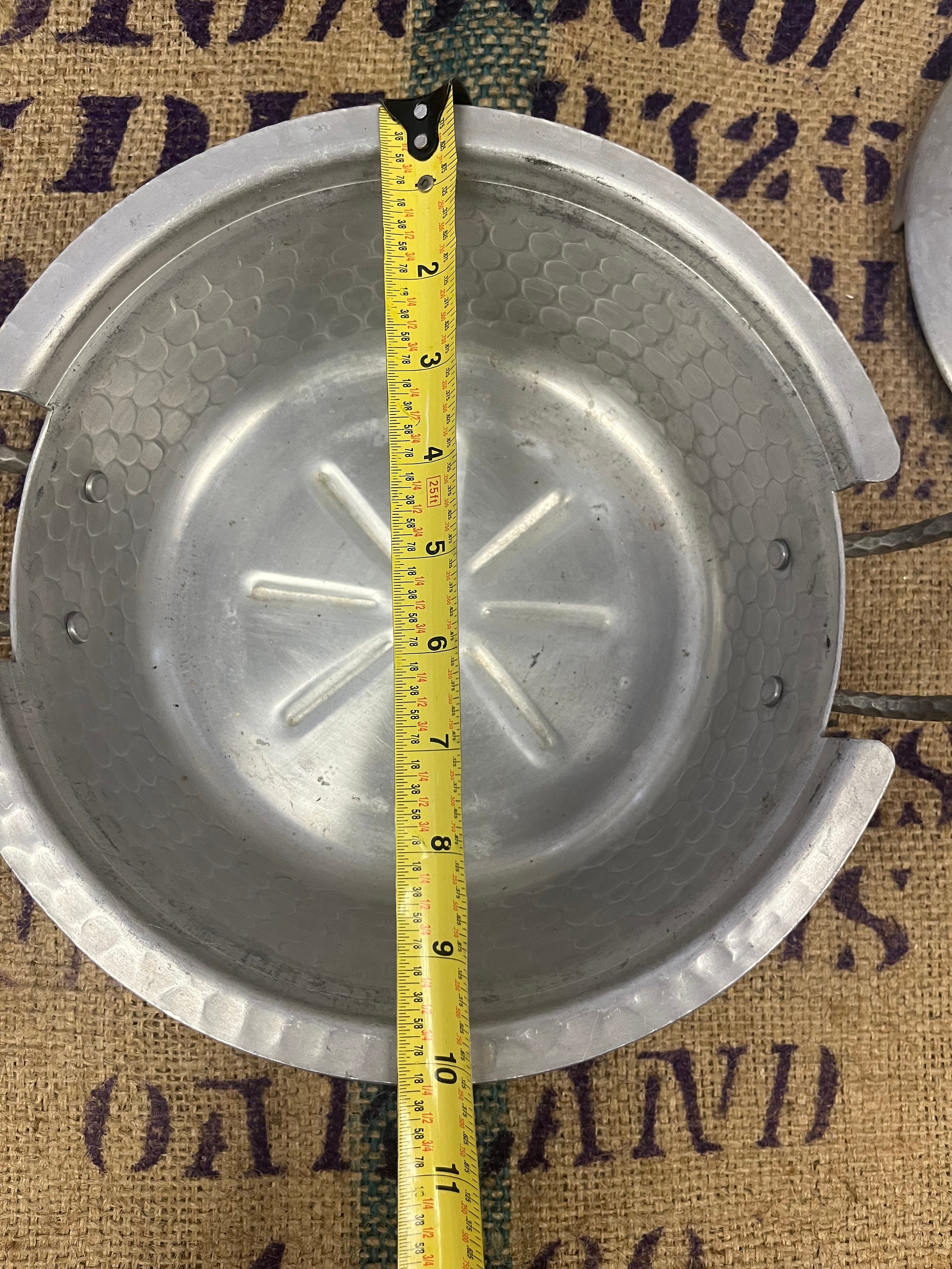 Vintage Everlast Hand Forged Aluminum Floral Covered Dish - Etsy