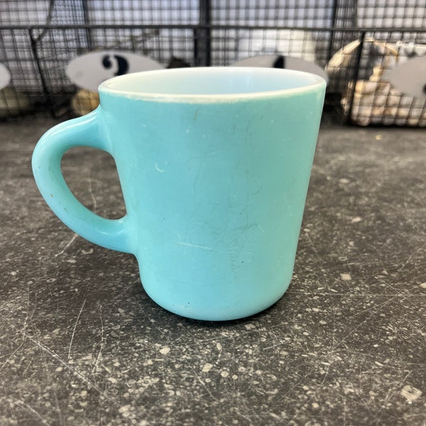 Turquoise Milk Glass - Etsy