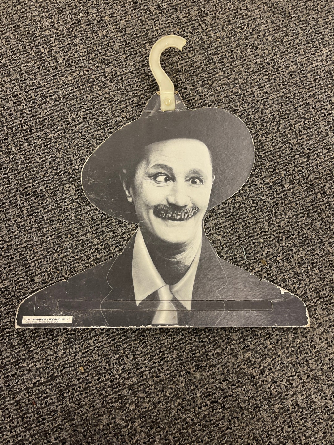Vintage Henderson & Hoggard 1967 Ben Turpin Display Hanger - Etsy