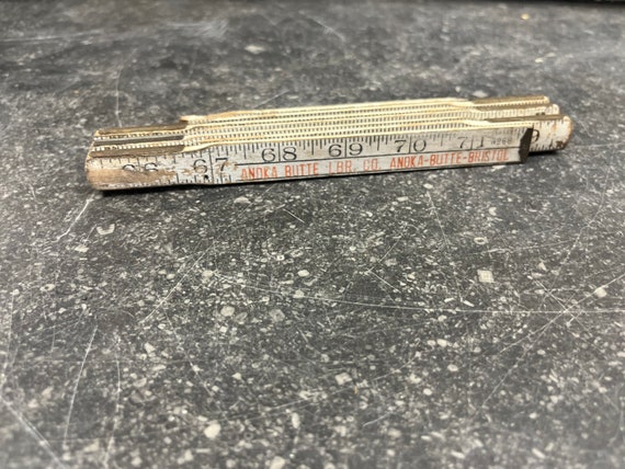 Vintage Wood Folding Measuring Stick - Etsy