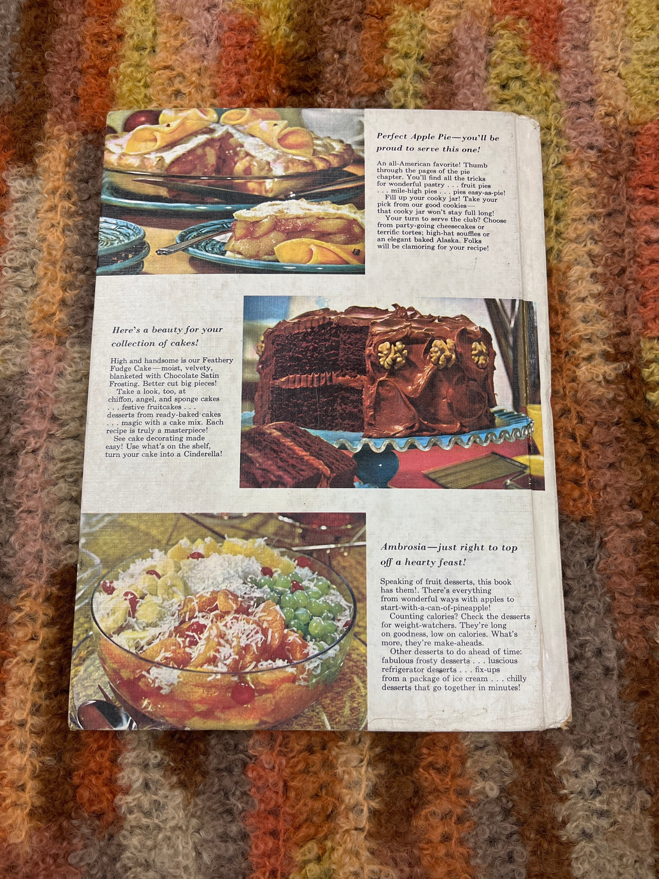 1969 Better Homes & Gardens 8th Printing Dessert Cookbook 400+ Vintage ...