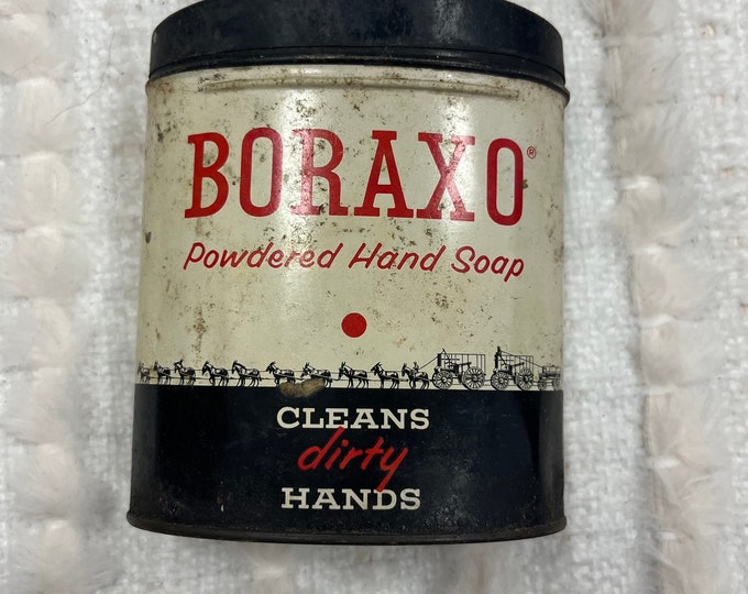 Boraxo Powdered Hand Soap Vintage Tin - Etsy