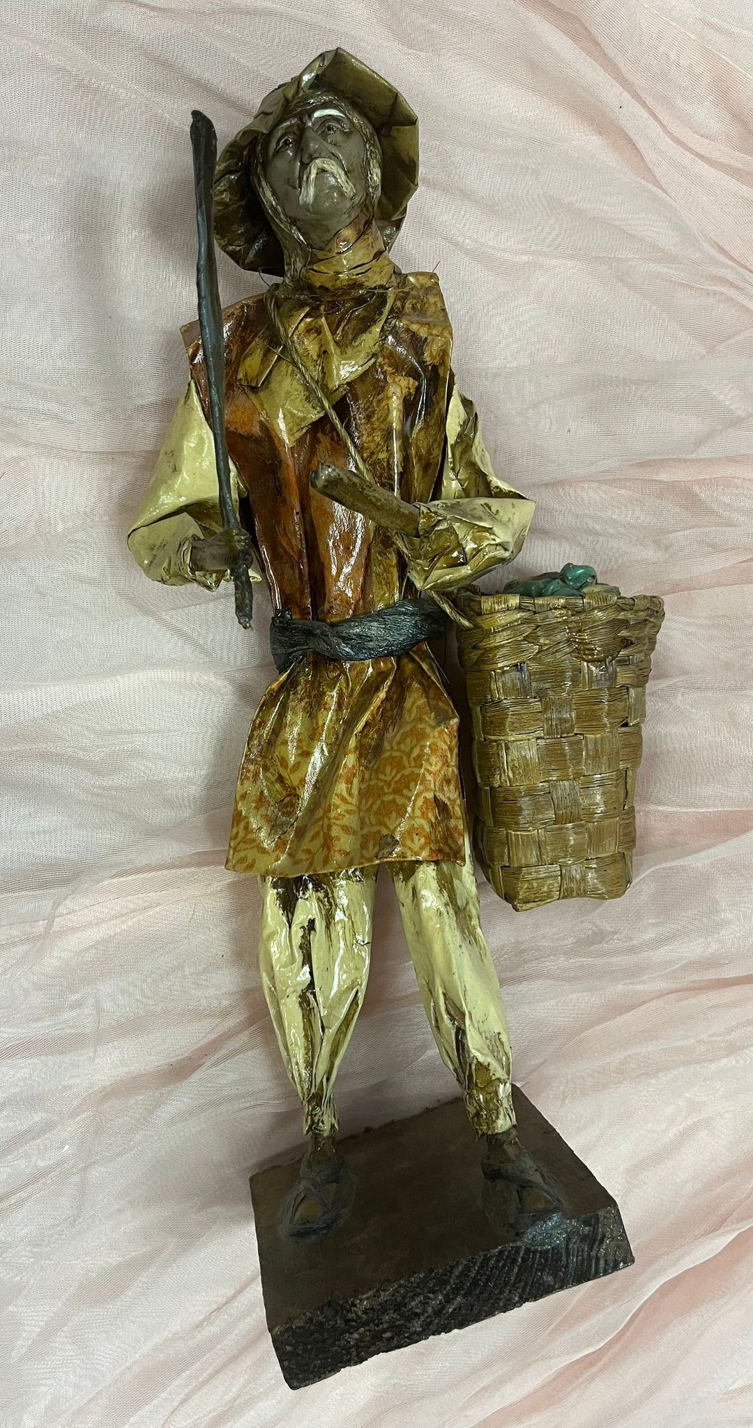 Folk Art Mexican Figurine Paper Mache - Etsy