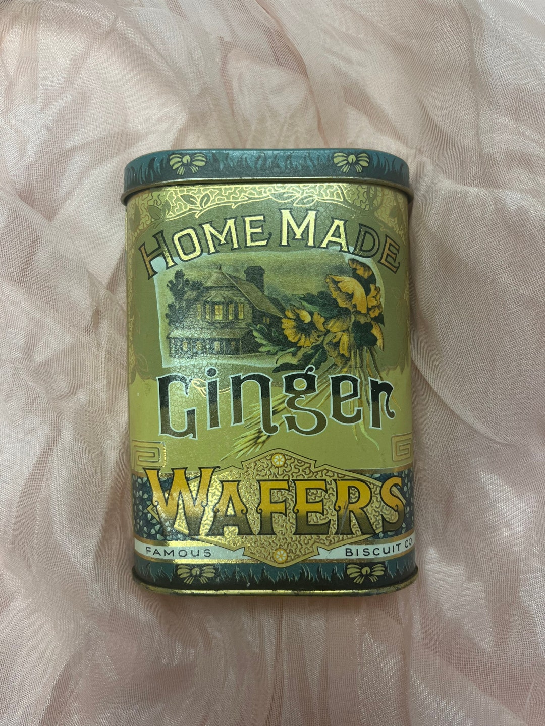 Ginger Wafers Tin - Daher Collectible Tin - Made in England - Etsy
