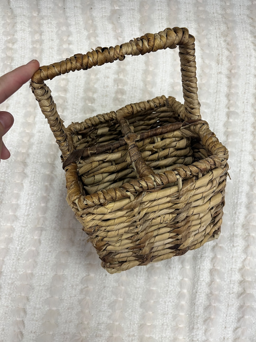 Vintage 4 Compartment Basket - Etsy