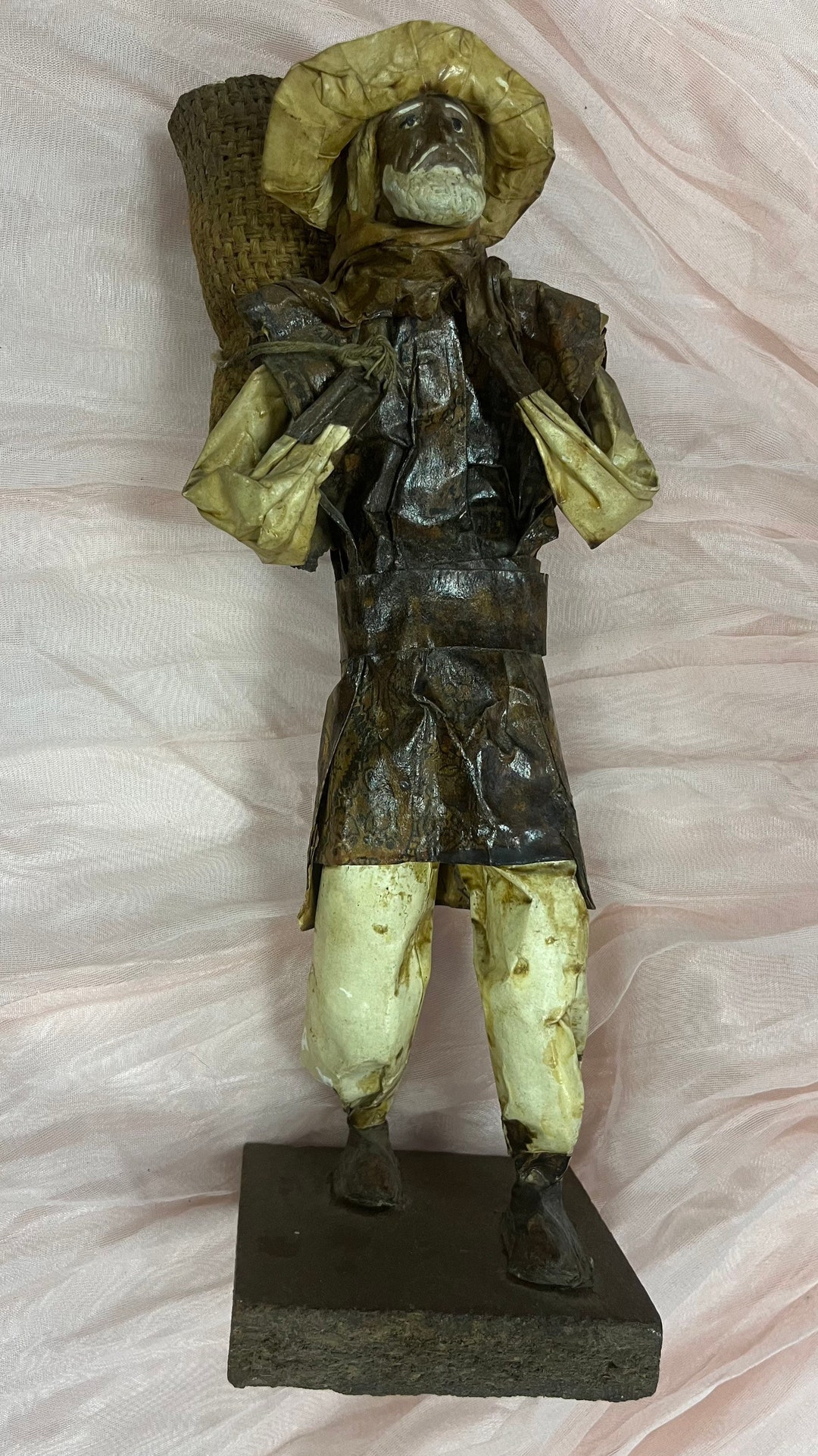 Folk Art Mexican Figurine Paper Mache Approximately 13 Inches Tall - Etsy