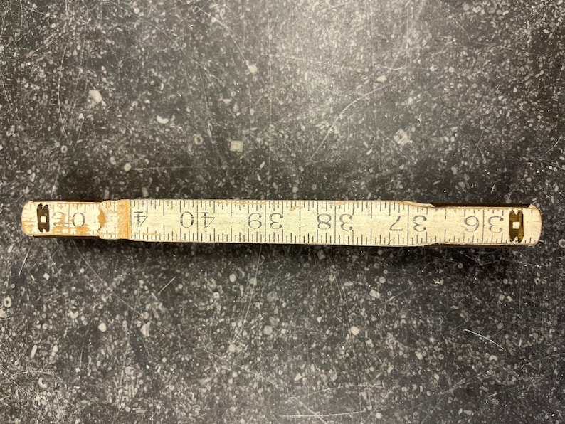 Vintage Wood Folding Measuring Stick - Etsy
