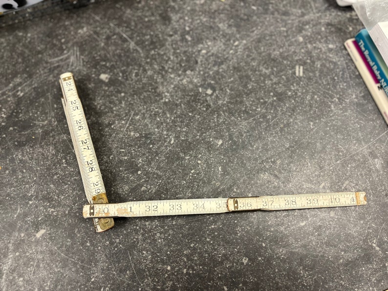 Vintage Wood Folding Measuring Stick - Etsy