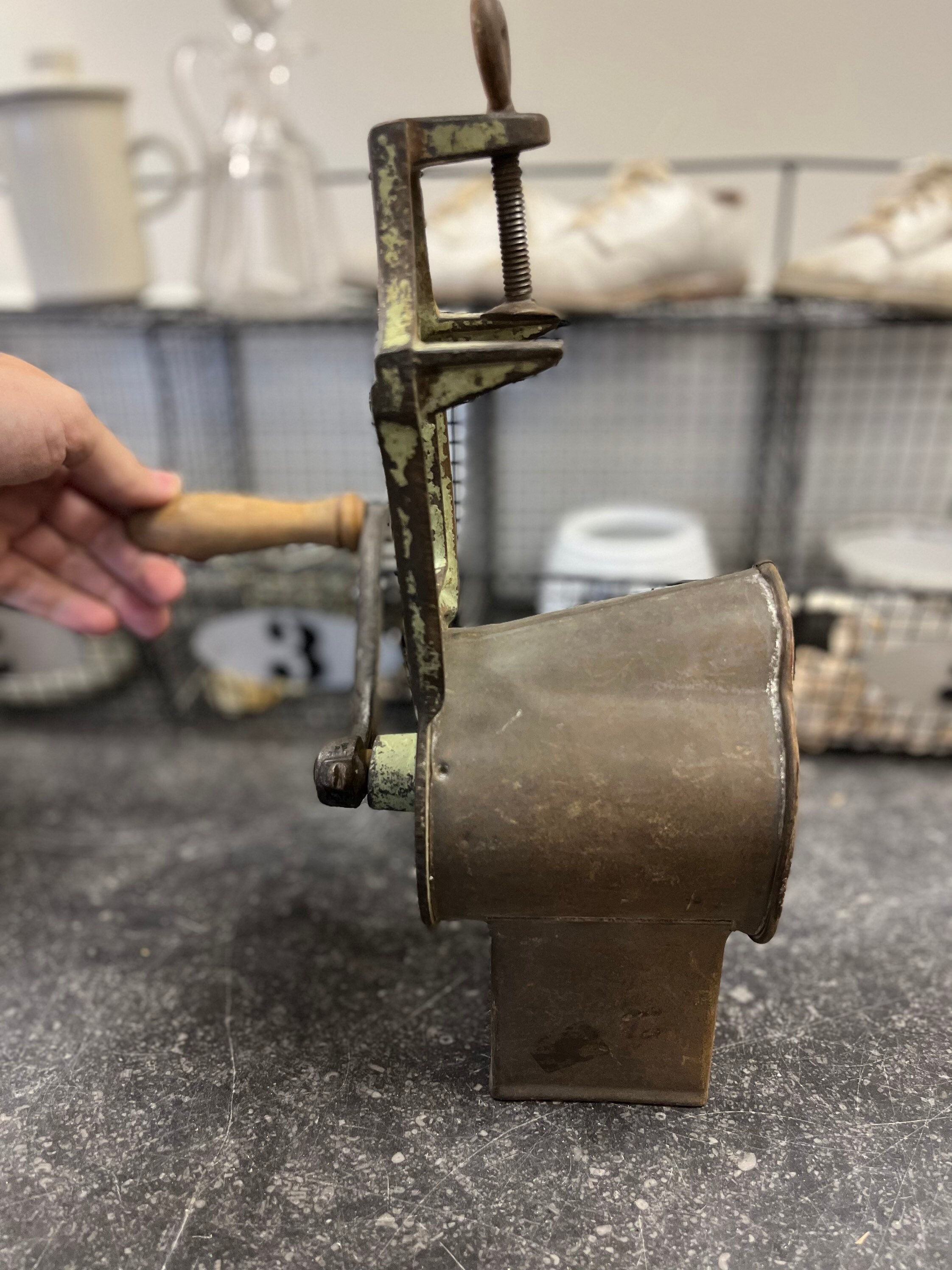 Vintage Harras of Germany Cast Iron Grinder - Etsy