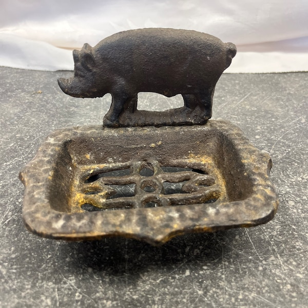 Cast Iron Pig - Etsy