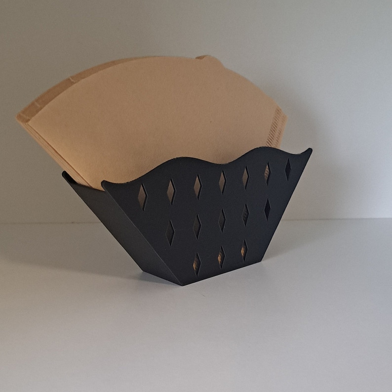 3D Gedruckte Moderne Kaffeefilterhalter für Größe 4 | Küchendeko ...
