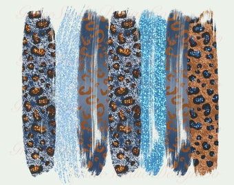 Leopard Print Brush Strokes Sublimation Design digital Download Only - Etsy