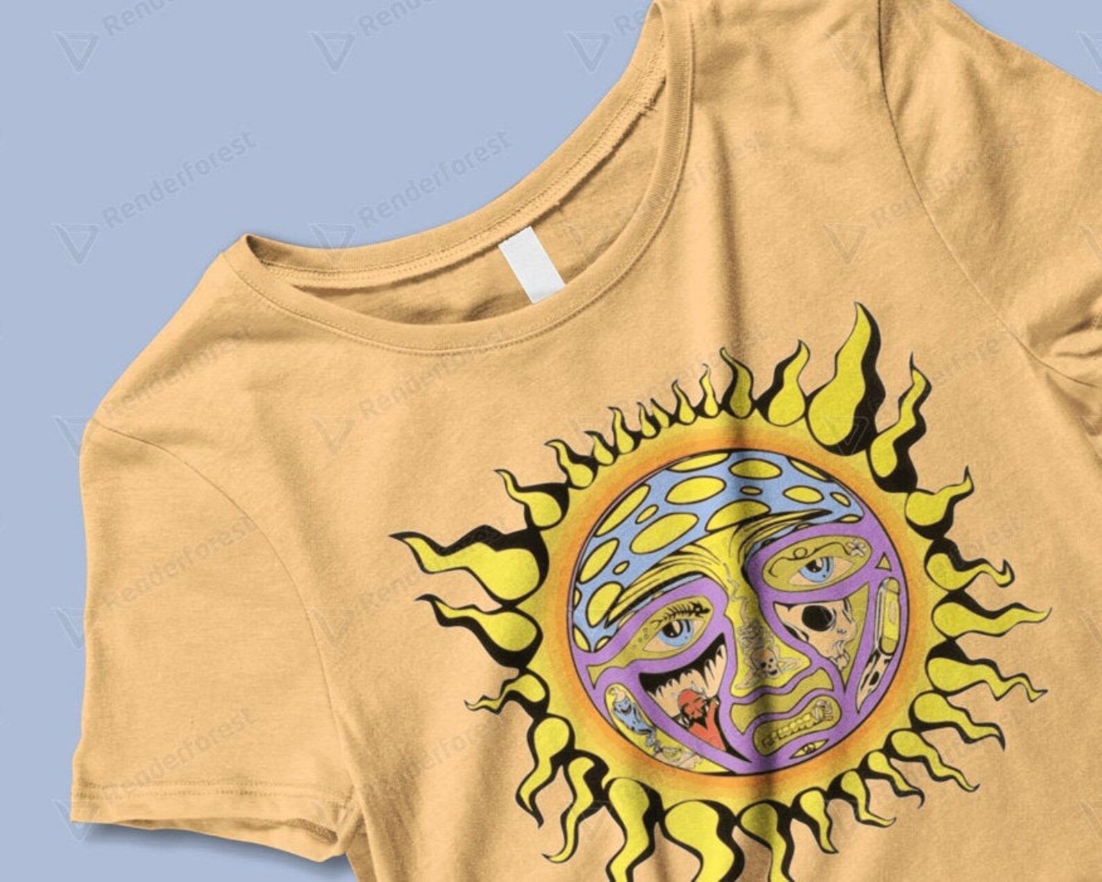 SUBLIME Sun PNG Sublime SVG file Sublimation band punk rock | Etsy