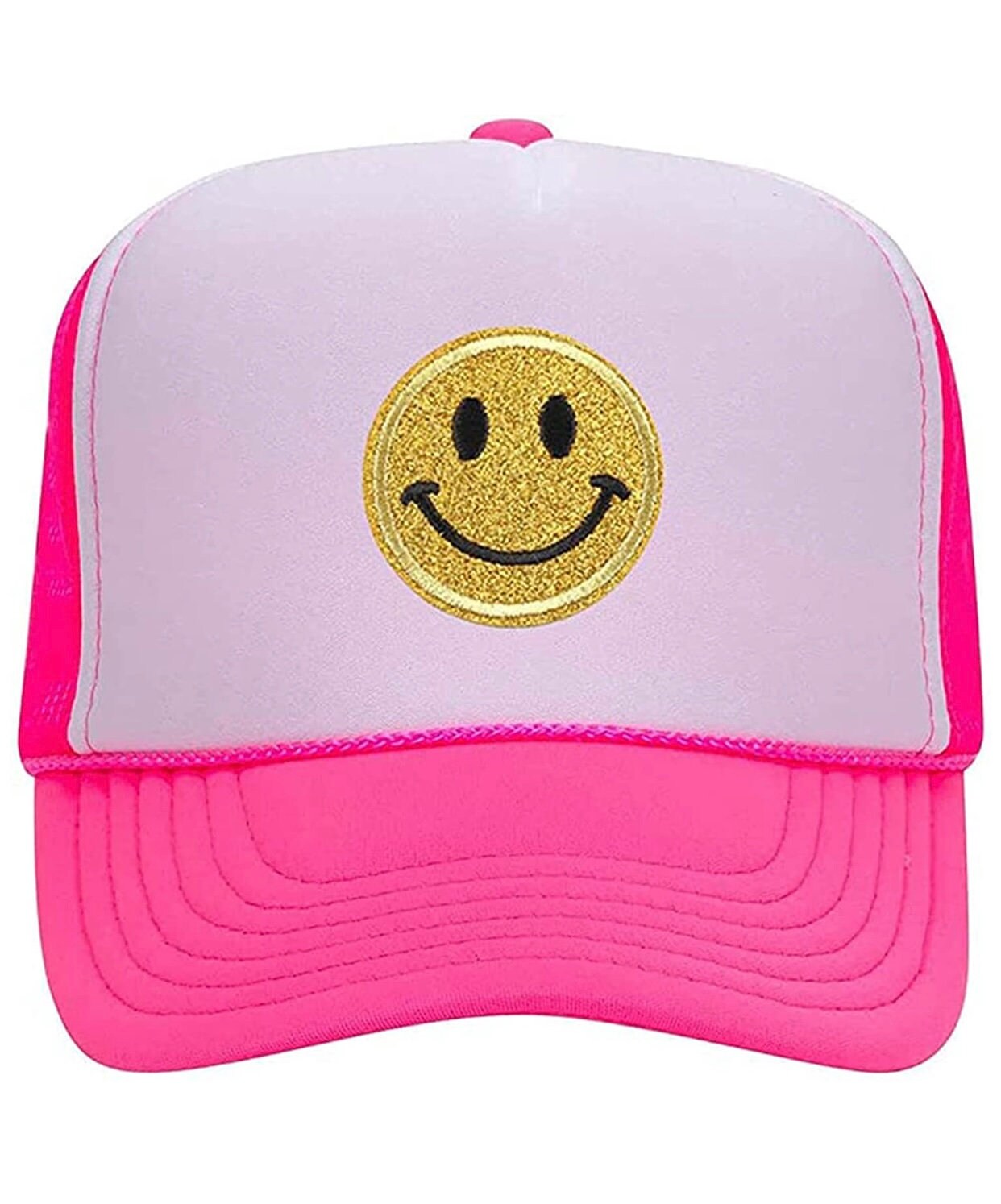 Smiley face trucker hat | Etsy