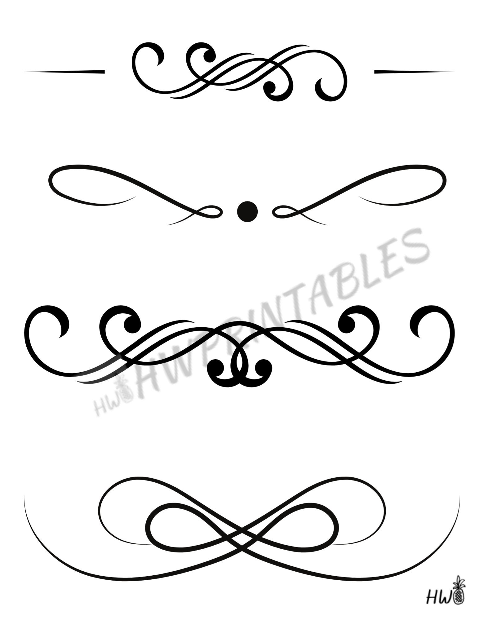 Cake Decorating Practice Sheets, Piping Buttercream or Royal Icing ...