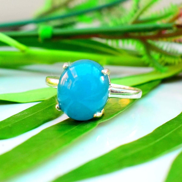 Blue Gemstone Ring - Etsy