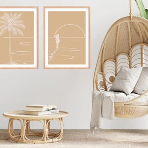 Boho Beach Nursery Poster | Set of 2 - Etsy