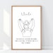 Uncle Quote and Line Art Print | Uncle Gift - Etsy