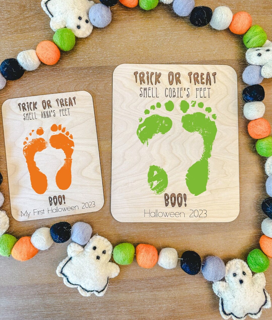 Trick or Treat Footprint Craft | DIY Halloween Footprint Art | Baby’s ...