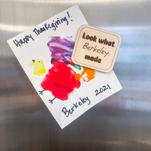Personalized Look What I Made Magnet, Children's Art Display Custom ...