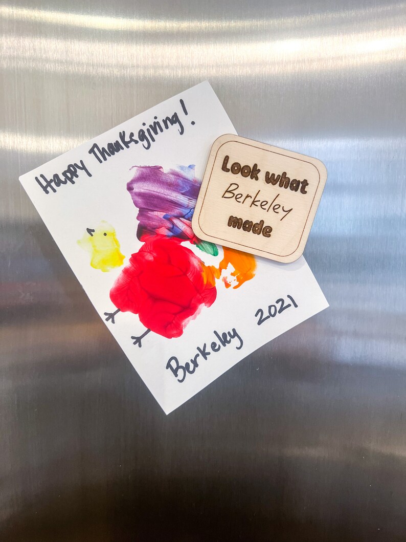 Personalized Look What I Made Magnet Children's Art - Etsy