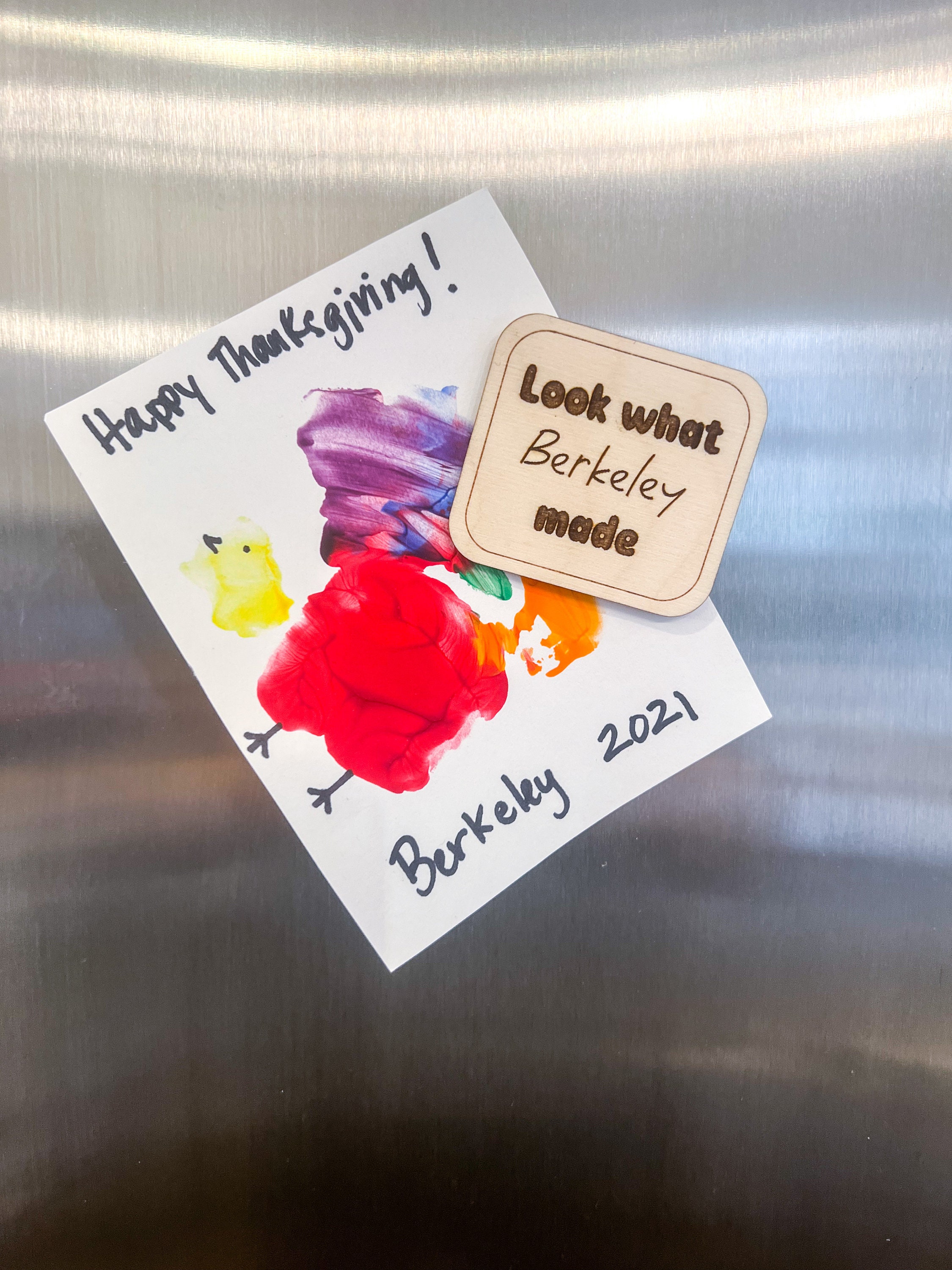 Personalized Look What I Made Magnet Children's Art - Etsy