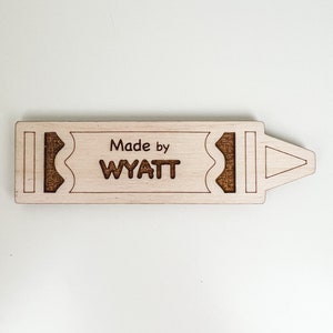 Personalized Look What I Made Magnet, Children's Art Display Custom ...