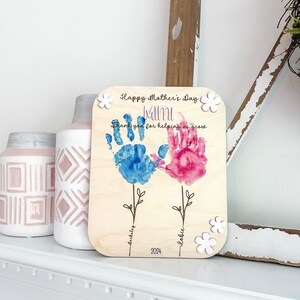 DIY Handprint Sign | Mother's Day Sign | Mother's Day Gift | Handprint ...