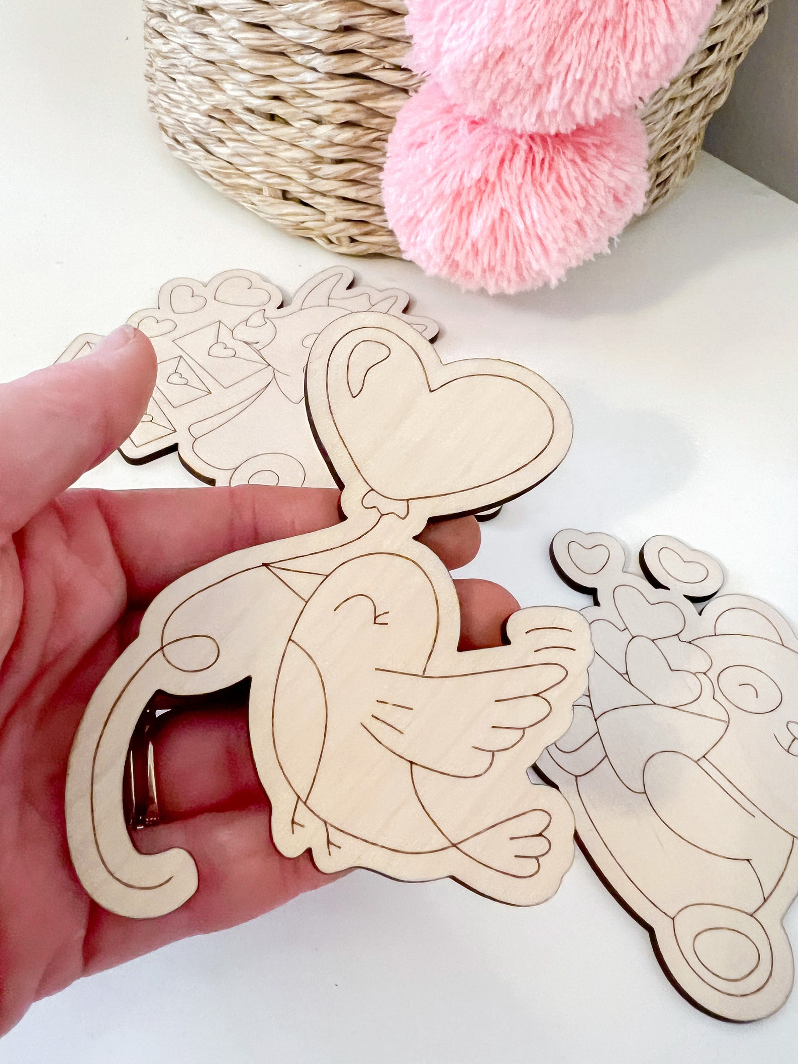 Valentines Day Paint Kits Kids Valentine Craft Class - Etsy