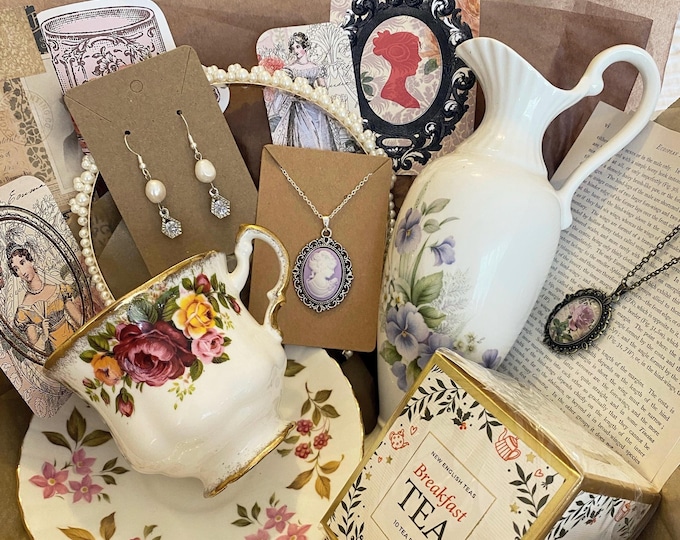 Regency Aesthetic Bundle | Jane Austen Bridgerton Gifts | Vintage ...