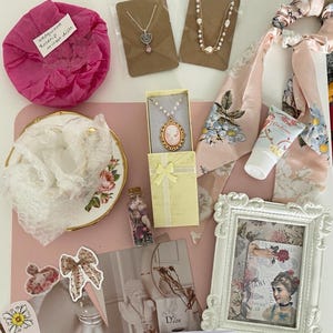 Coquette Dollcore Aesthetic Bundle | Pink Coquette Room Decor ...