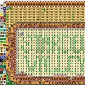 Stardew Valley Map Cross Stitch Pattern - Etsy