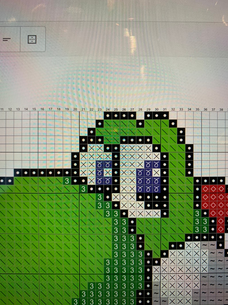 Yoshi Cross Stitch - Etsy