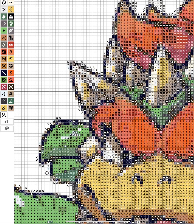 Baby Bowser Cross Stitch - Etsy