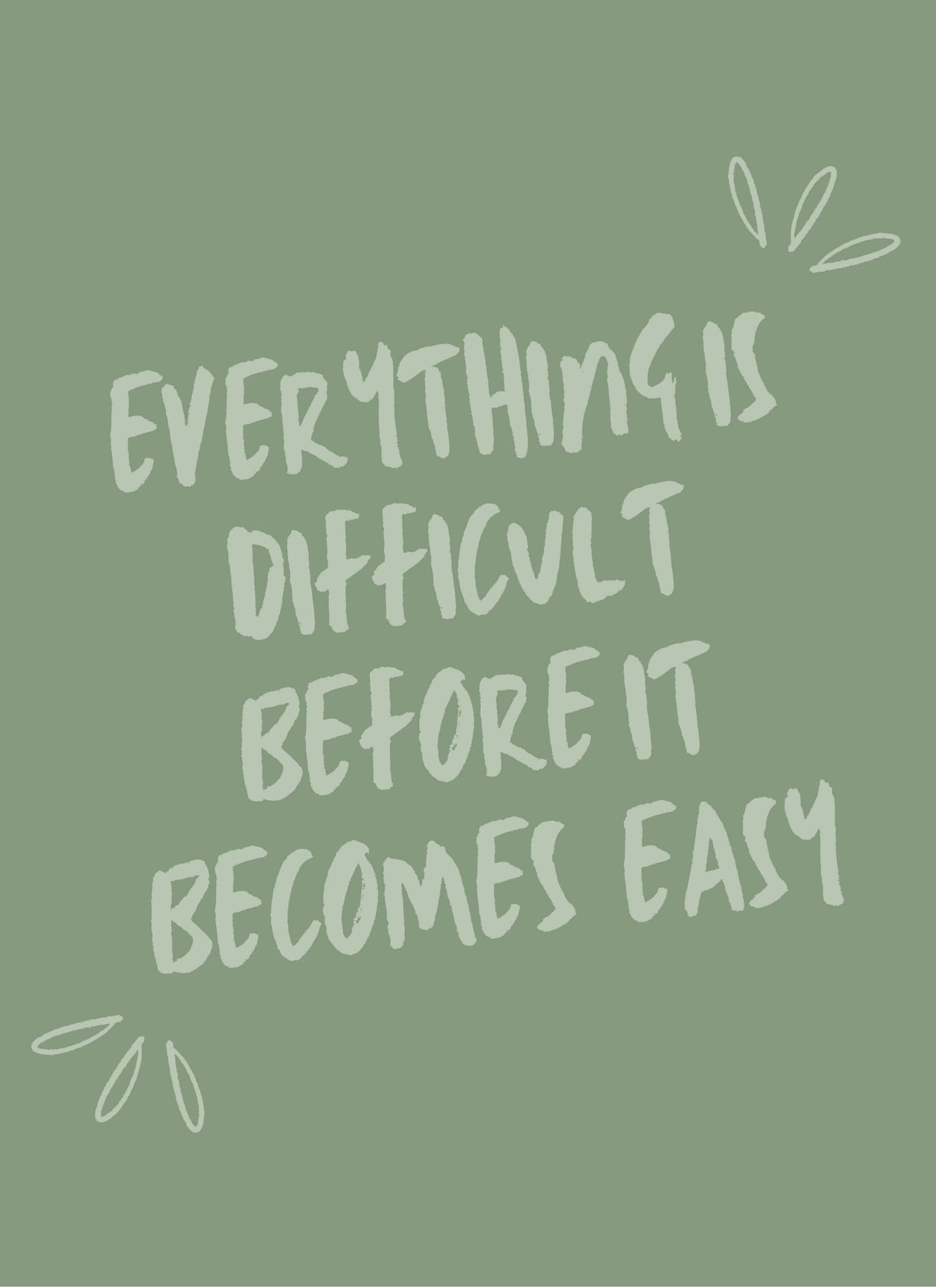 Growth Mindset Posters - 12 Neutral Calm Unique Quotes - Motivational ...