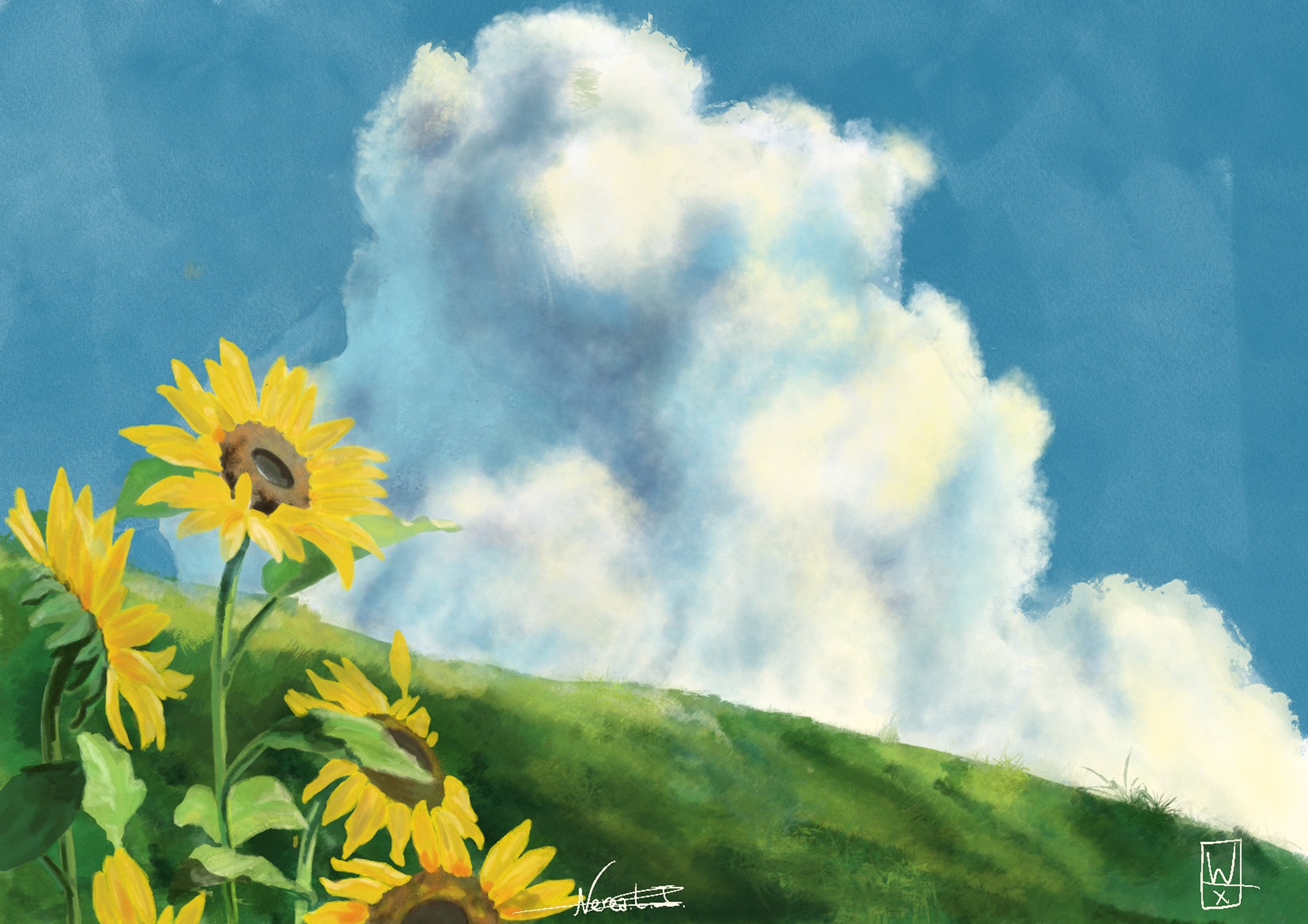 STUDIO GHIBLI Landscape / Prints Drucke in A4 // Digitale - Etsy.de