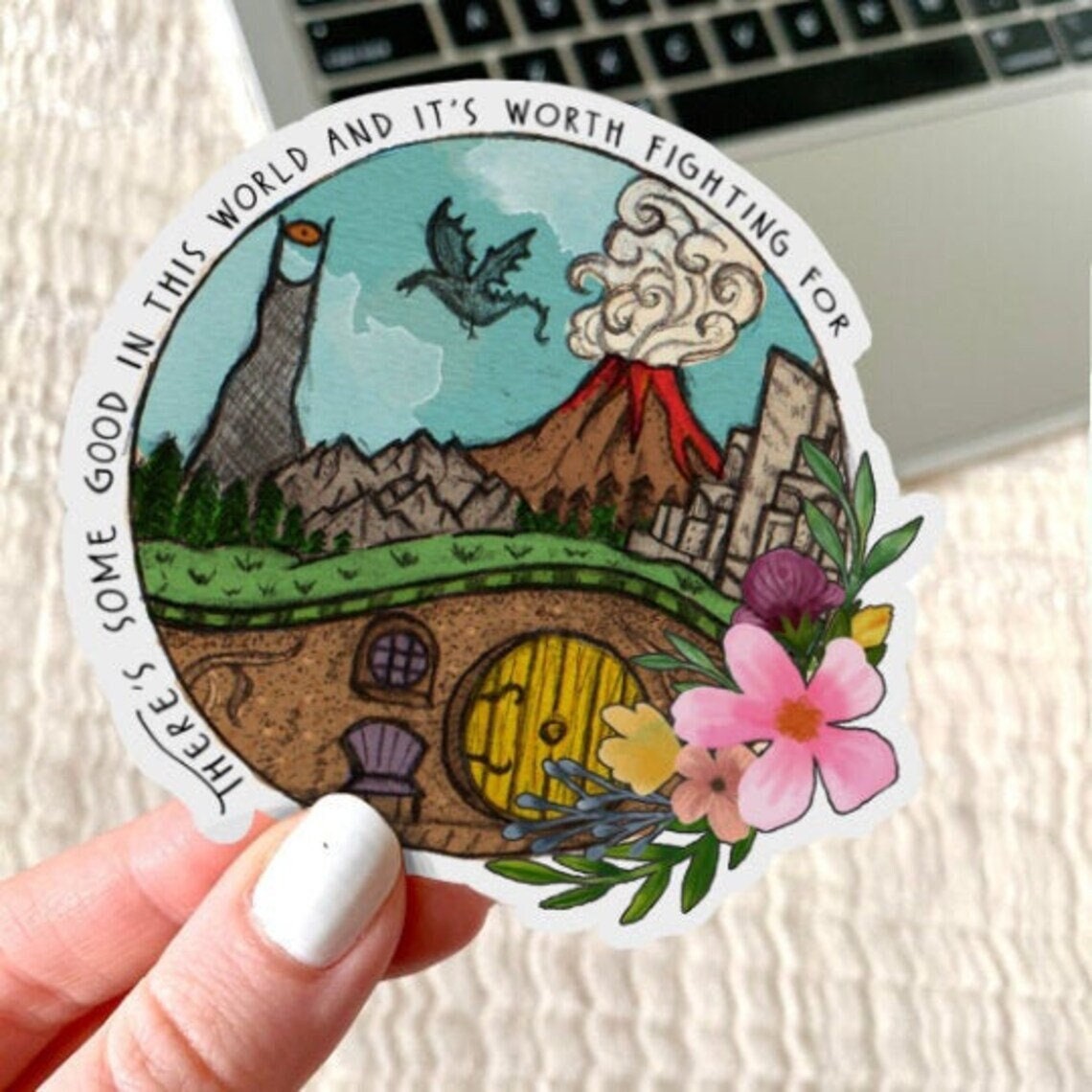 Stickers, Labels & Tags Lord of the Rings There's Some Good in this ...