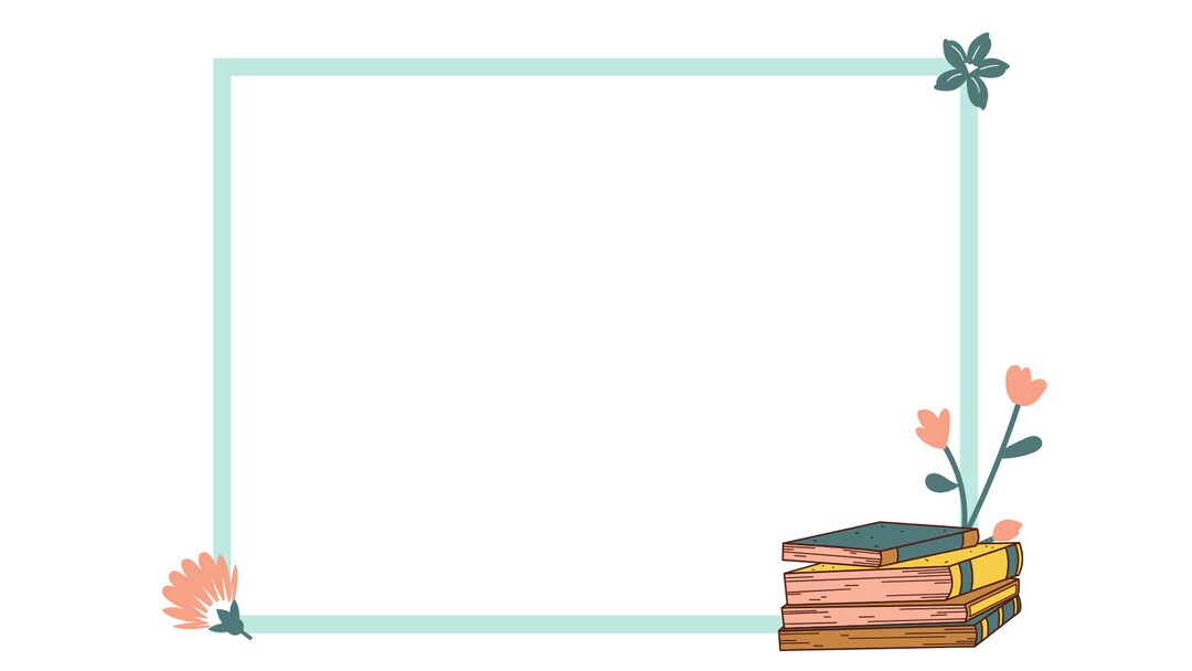 Book Lovers Webcam Border - Etsy