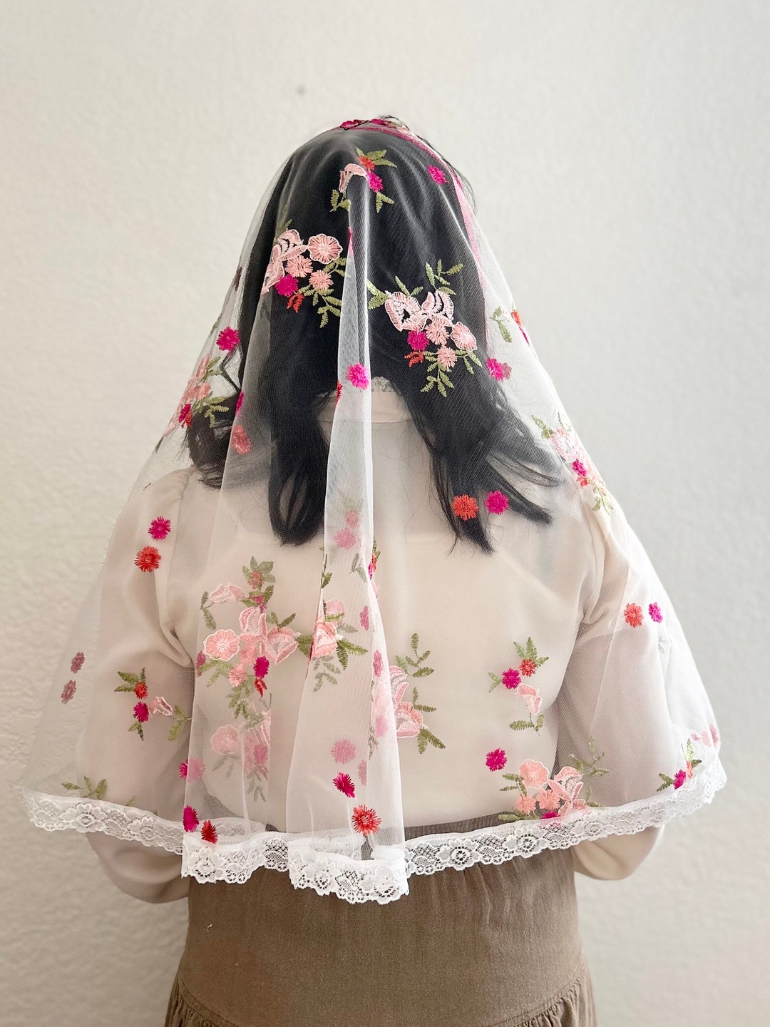 Our Lady of La Salette D-shape Veil | Catholic Femininity Co. - Etsy