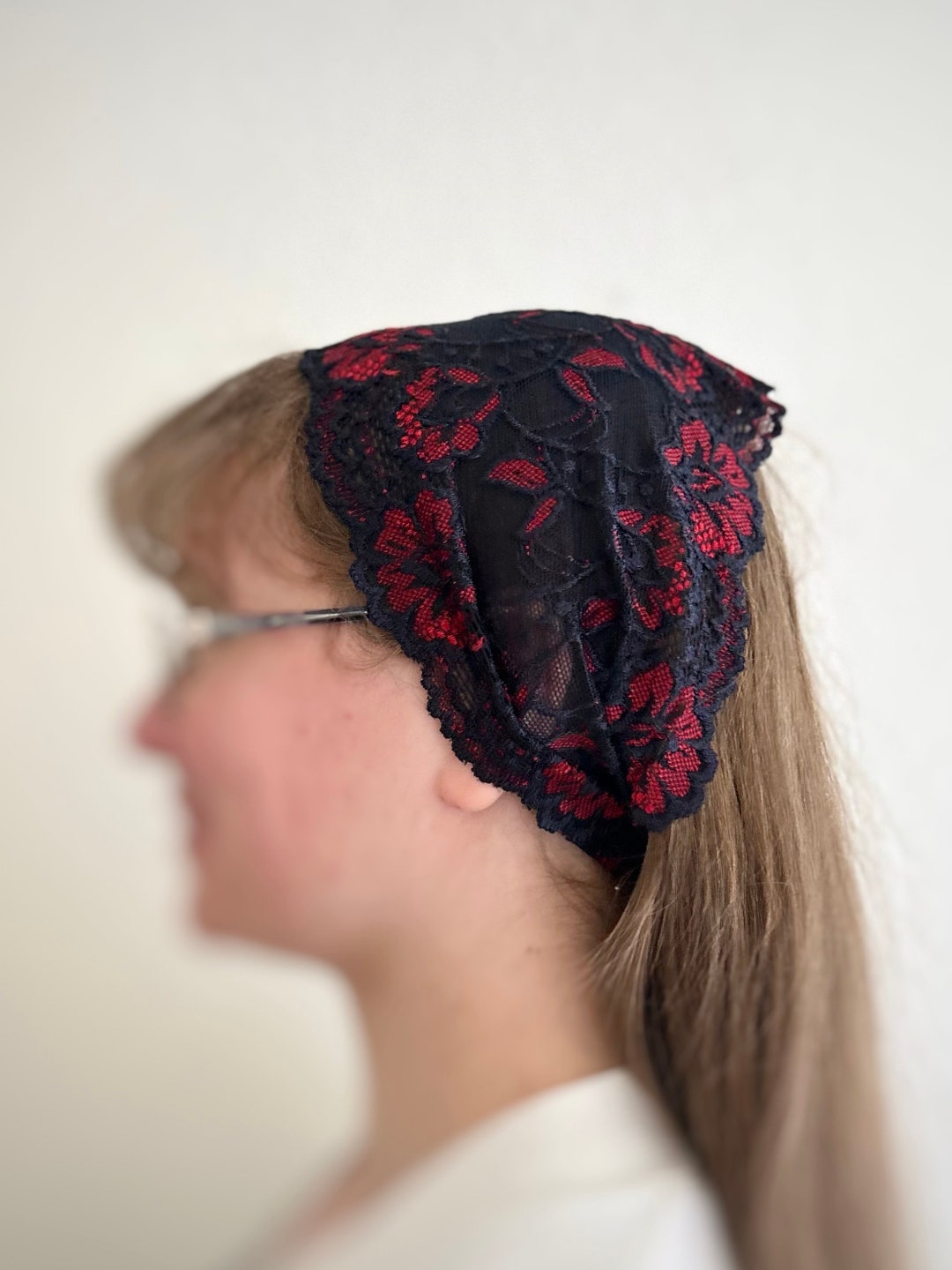 Mother Crucified Stretch Headwrap Catholic Femininity Co Etsy