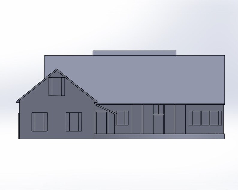 House STL File, House STL, STL File, 3D Printable, 3D Printing, House ...