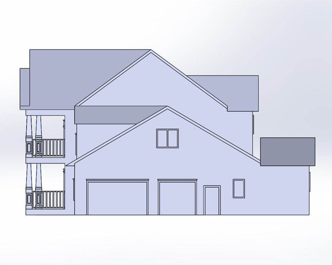 Buy House STL File, House STL, STL File, 3D Printable, 3D Printing ...