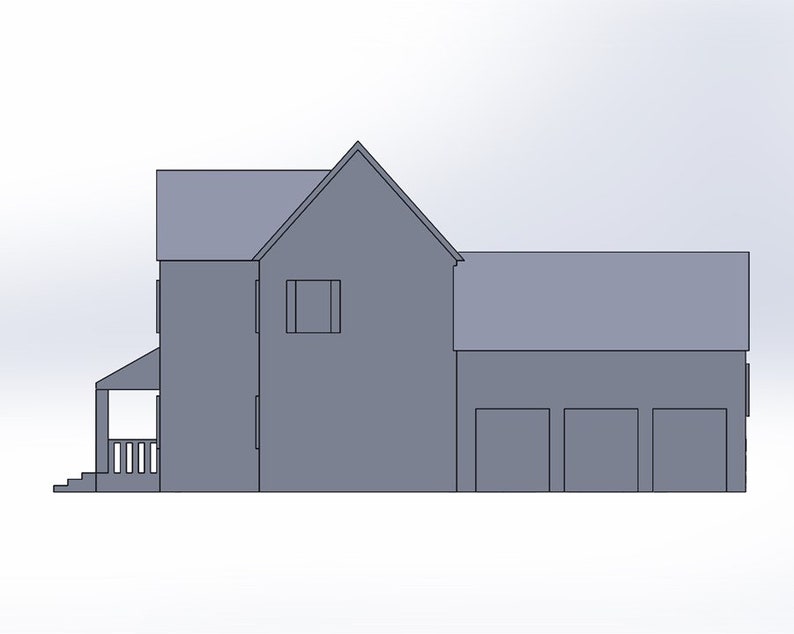 House STL File House STL STL File 3D Printable 3D - Etsy