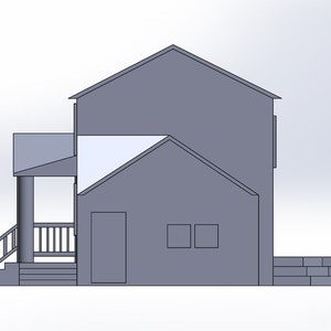 House STL File, House STL, STL File, 3D Printable, 3D Printing, House ...