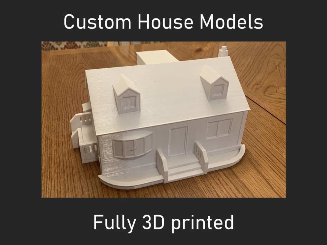Custom House Model, Custom 3D Printed House, 3D Print House, House ...